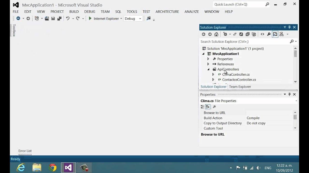 Visual Studio 2012 Serie Web: Web API - YouTube