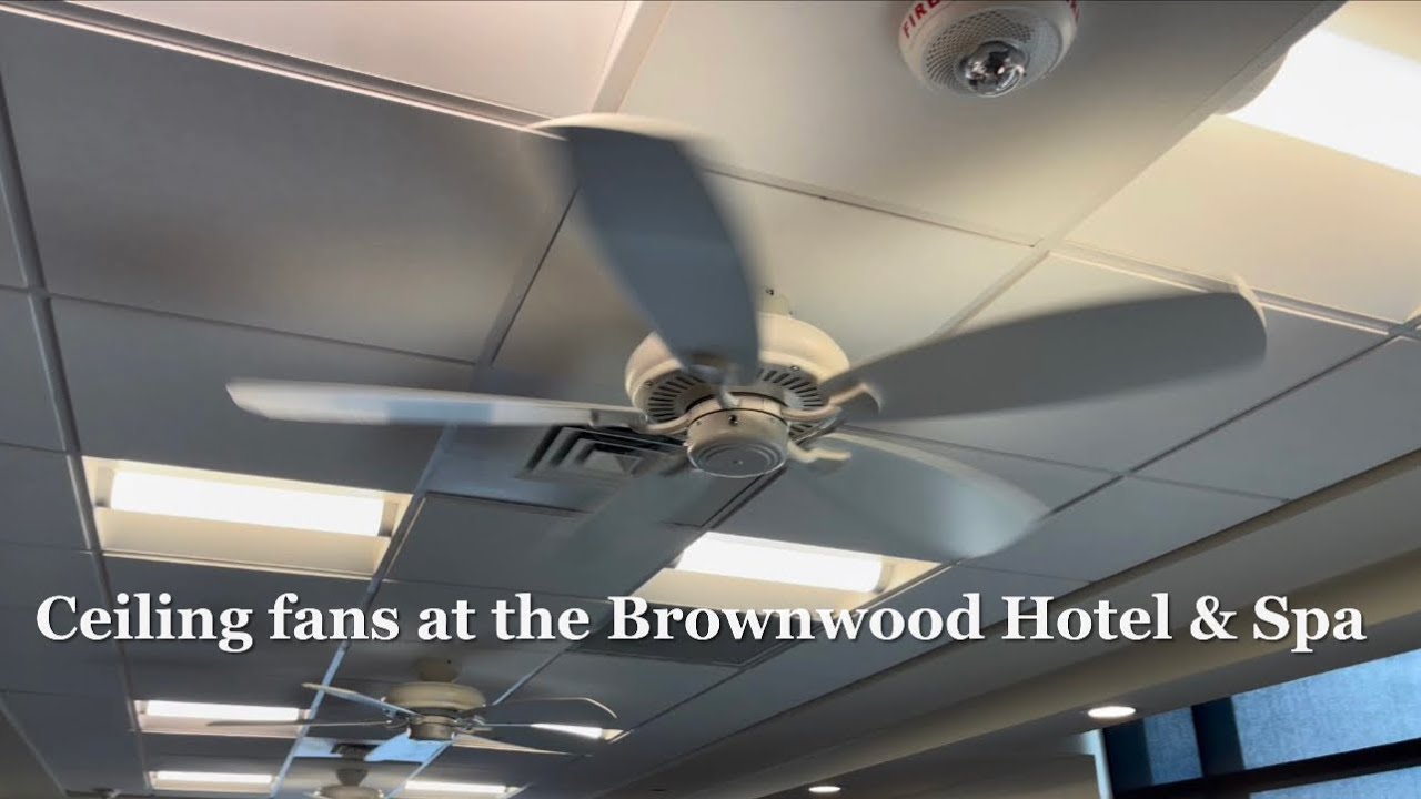 Ceiling fans at Brownwood Hotel & Spa - YouTube