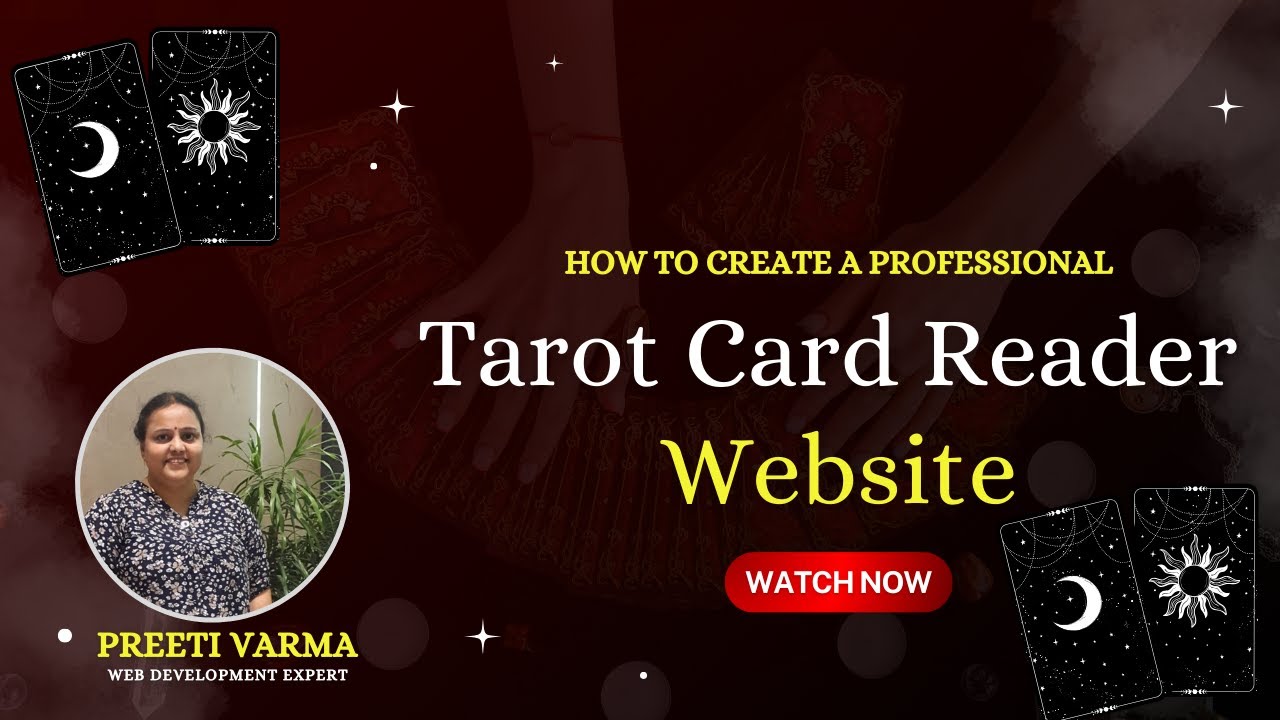 💫How To Create A Professional Tarot Card Reader Website - YouTube