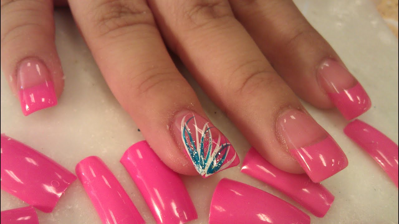 HOW TO PRE COLORED PINK TIPS PART 2 - YouTube