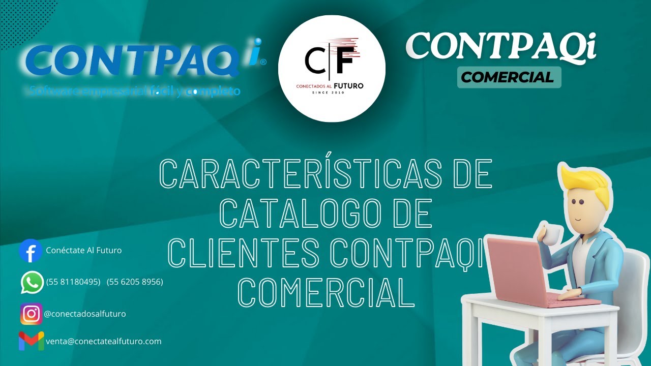 Características de catalogo de clientes Contpaqi Comercial - YouTube
