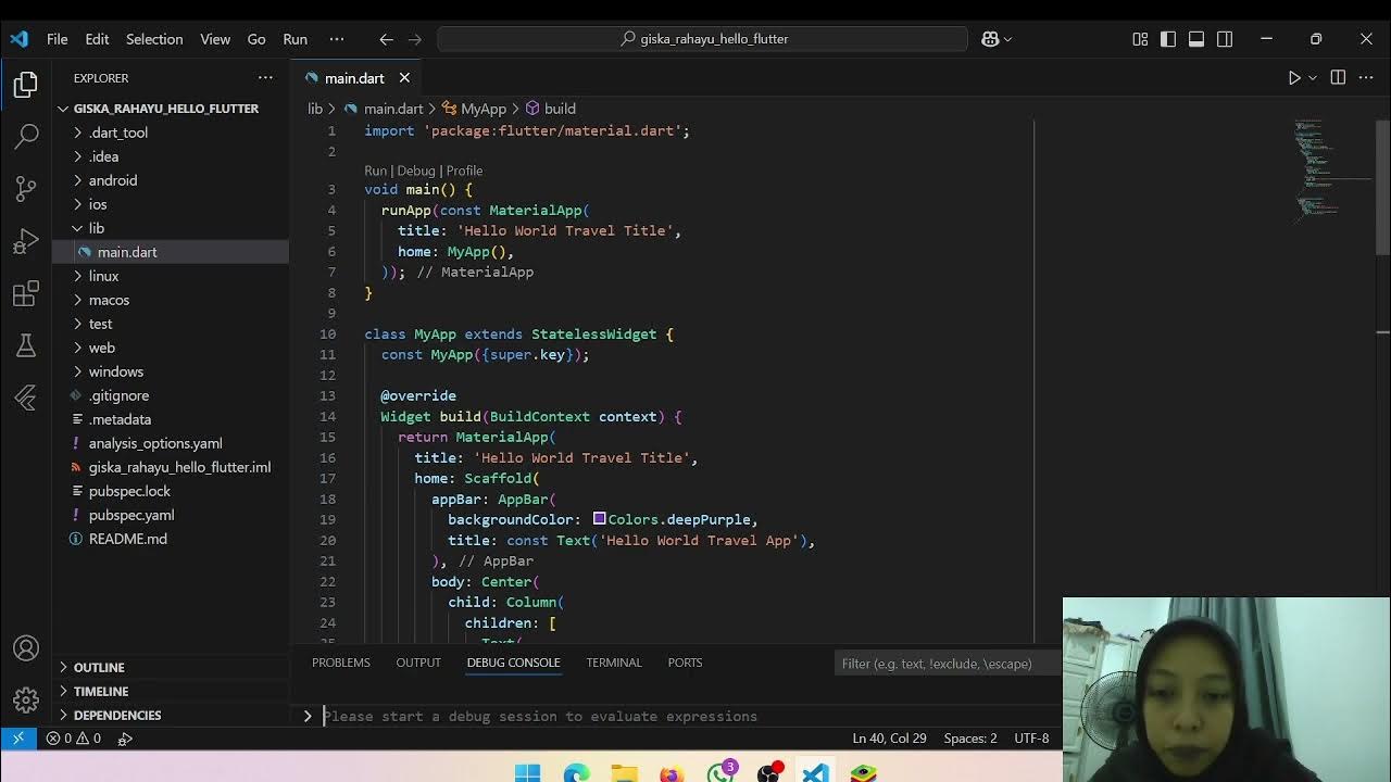 Membuat Projek Flutter || - YouTube