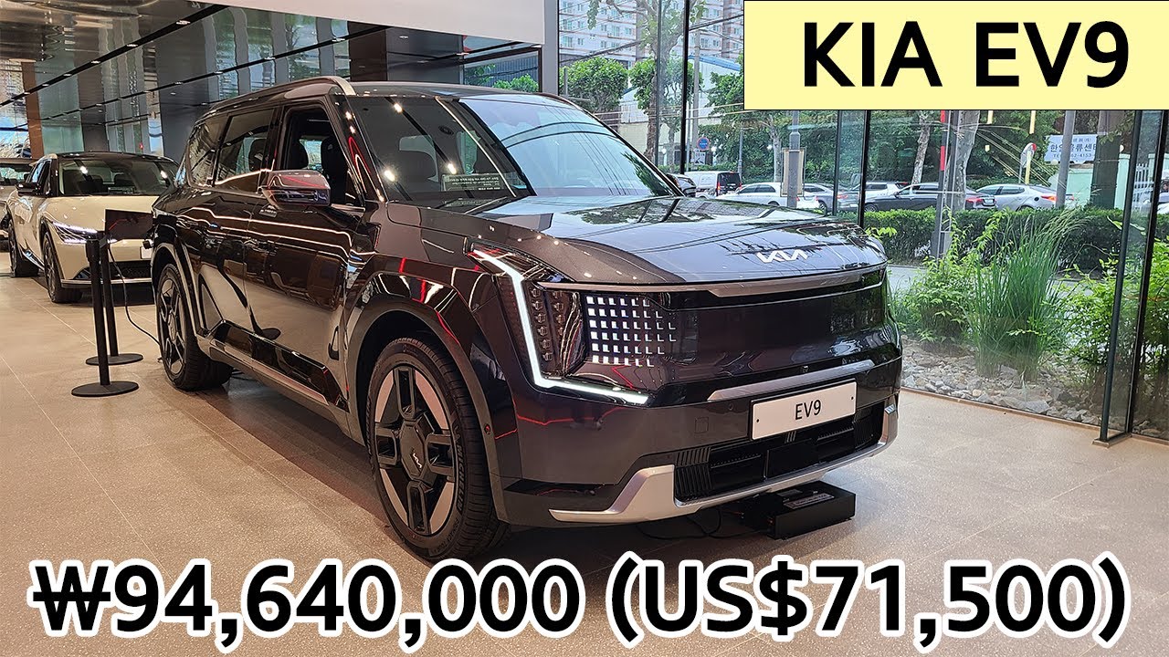 [4K] 기아 EV9 디자인 & 실내 3열 디테일 둘러보기 KIA EV9 Exterior & Interior Details Walkaround - YouTube