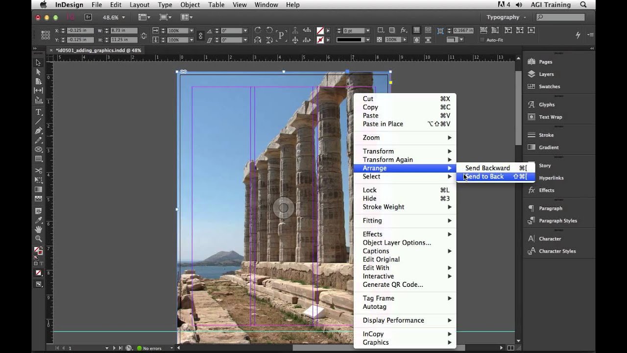 InDesign CC: Adding Graphics | Digital Classroom - YouTube