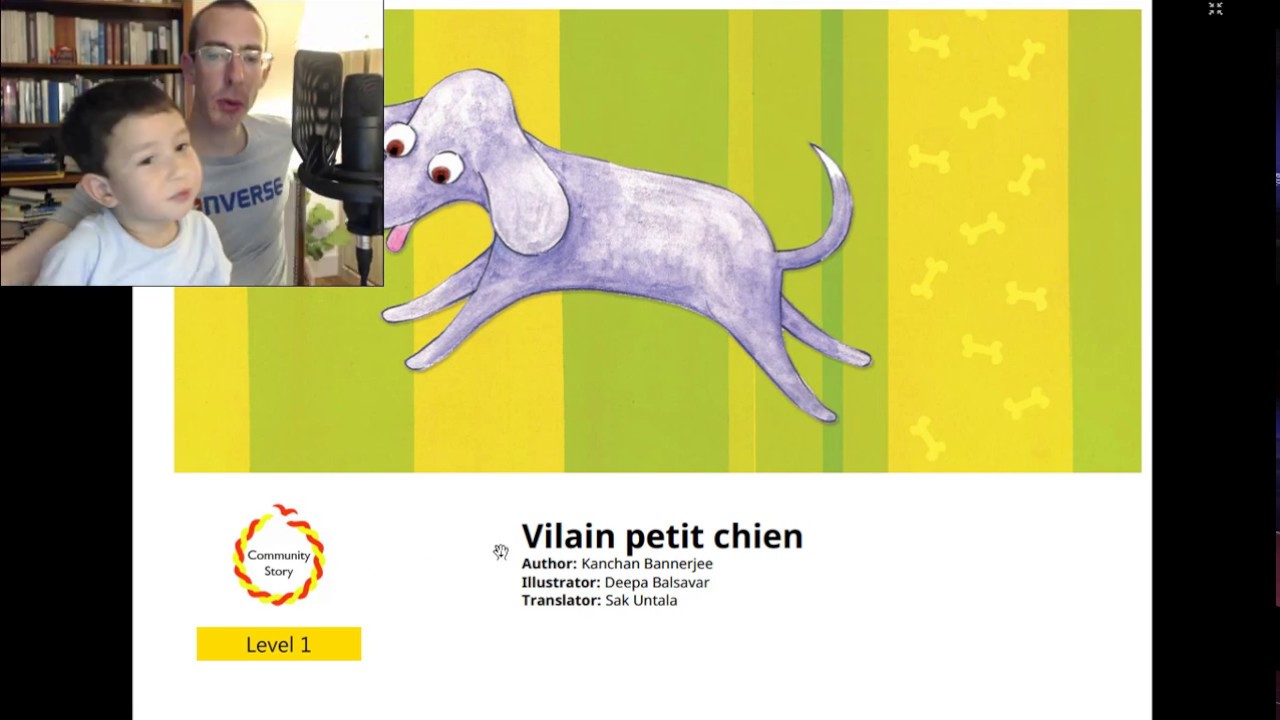 Learn french with audiobook- Vilain petit chien- A1 - YouTube