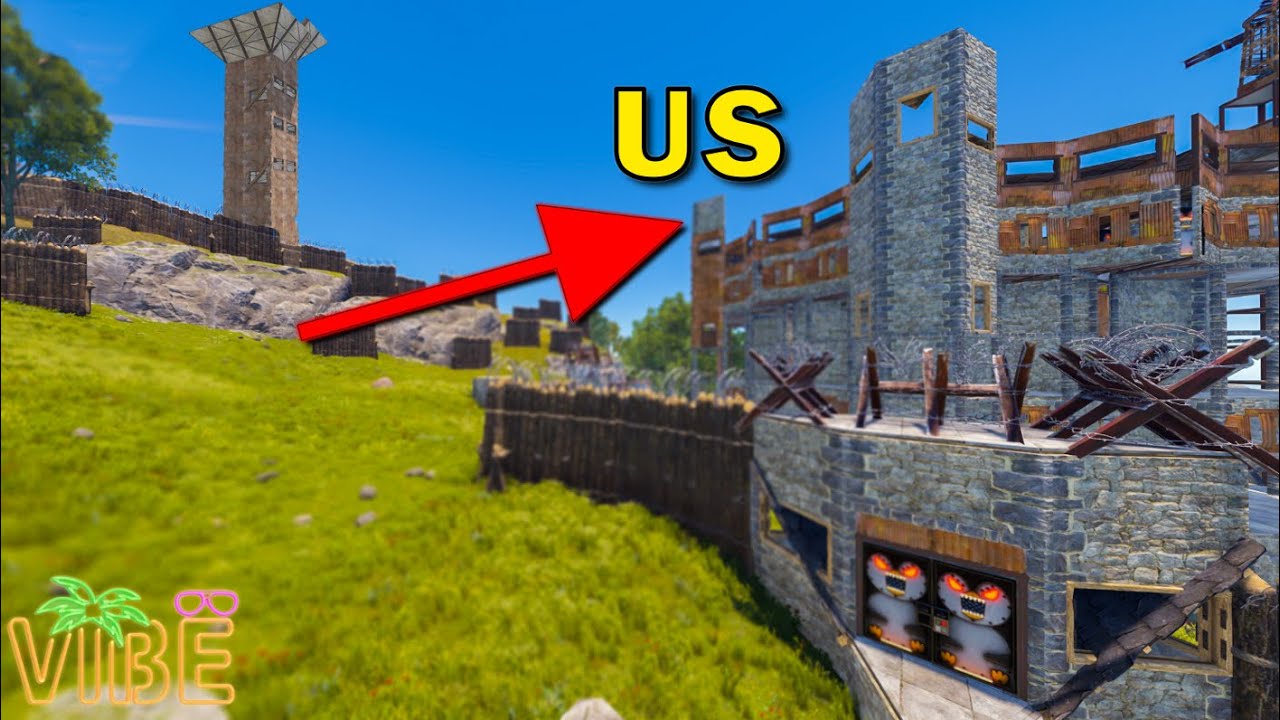 They tried raiding us on wipeday... // RUST Clan wipe Progression - YouTube