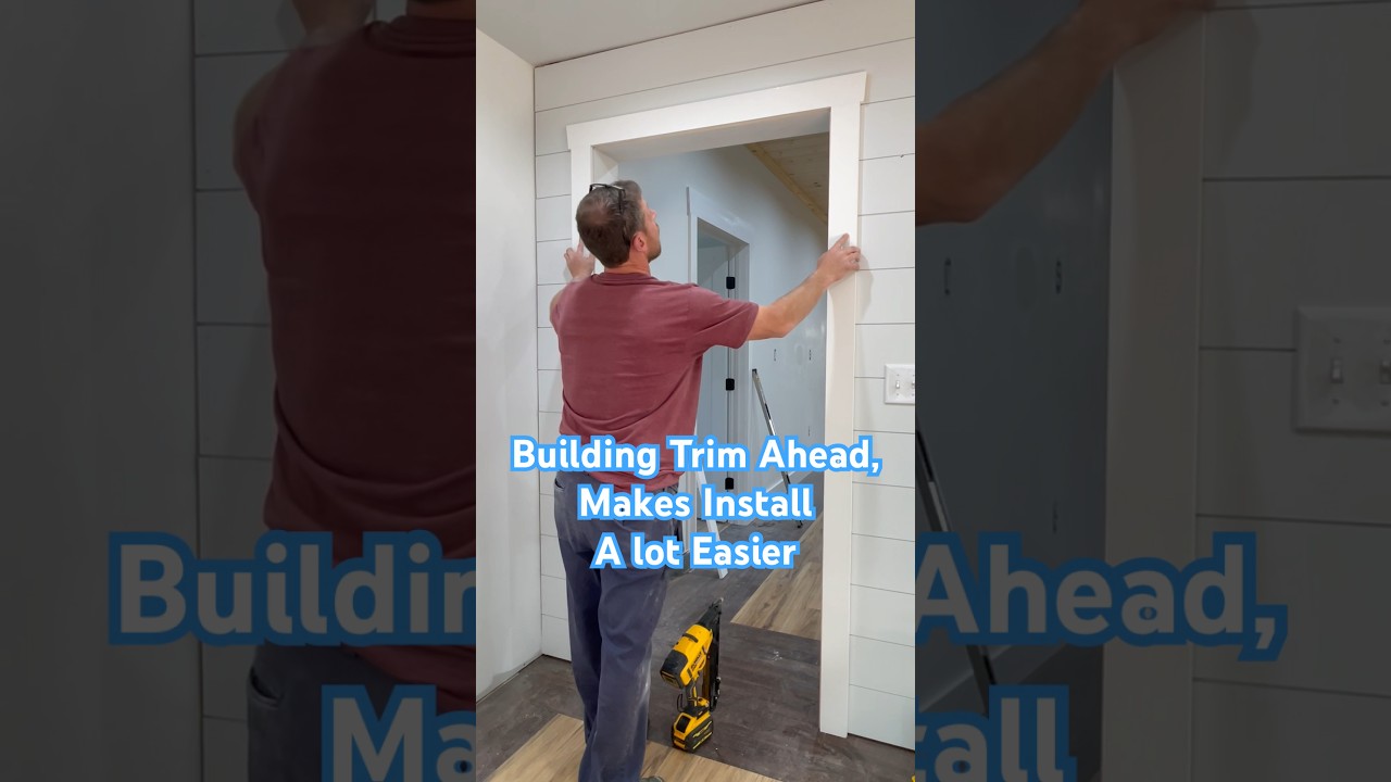 How To Install Door Trim #construction #buildingahome #buildingtips ...