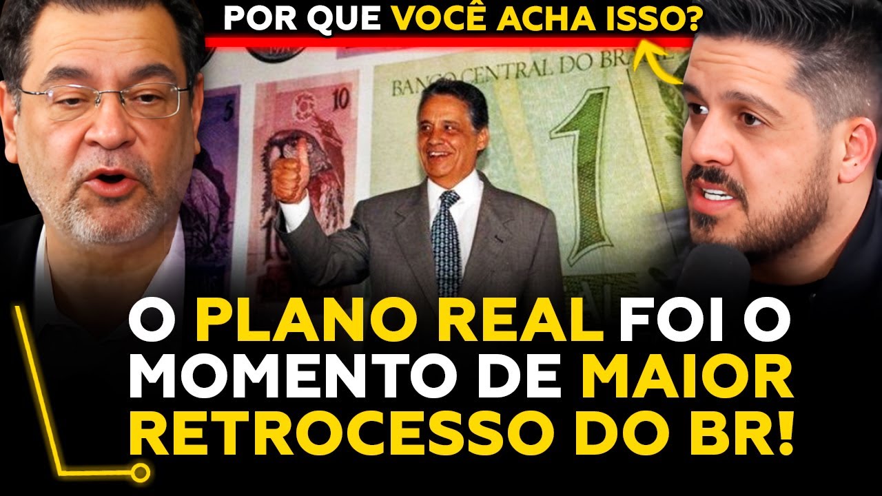 O PLANO REAL FOI O MAIOR RETROCESSO DO BRASIL! Com Rui Costa e ...