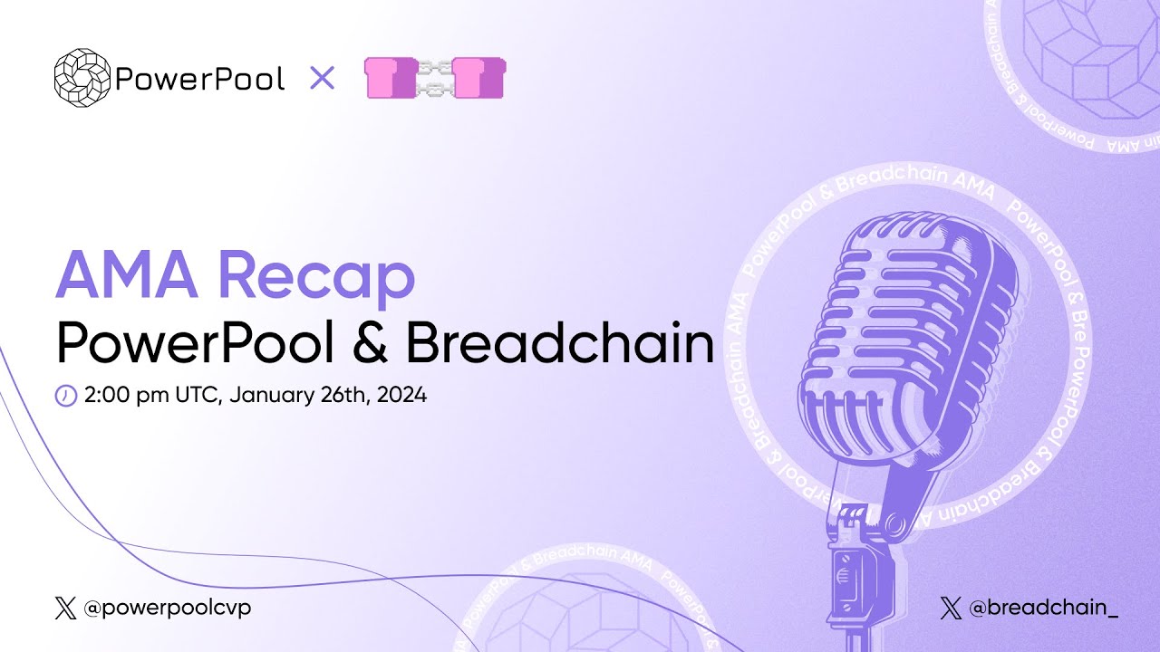 Powerpool Finance - Breadchain Cooperative #AMA - 26th January 2024 - YouTube