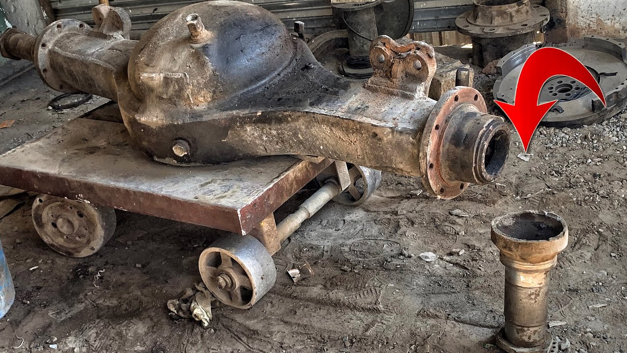 How a mechanic rebuild a Broken Axle Tube with new method amazing ...