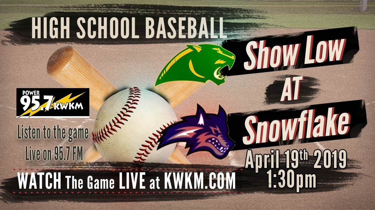 Show Low vs Snowflake Baseball 4-19-2019 - YouTube