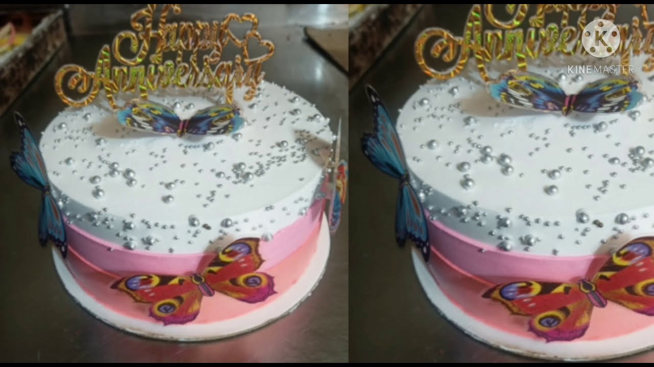 rustic butterfly valve cake rustic butterfly parker - YouTube