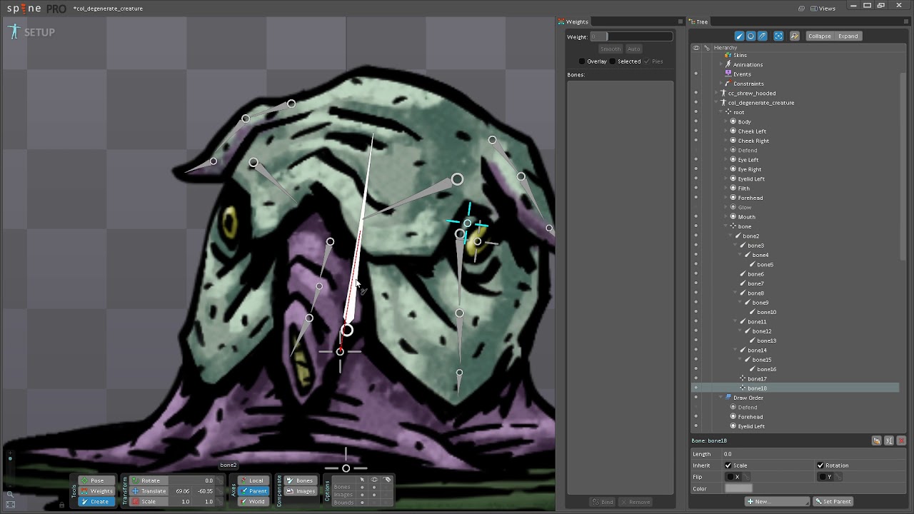 Darkest Dungeon Mod Animation Stream VOD-Degenerate Creature Curio ...