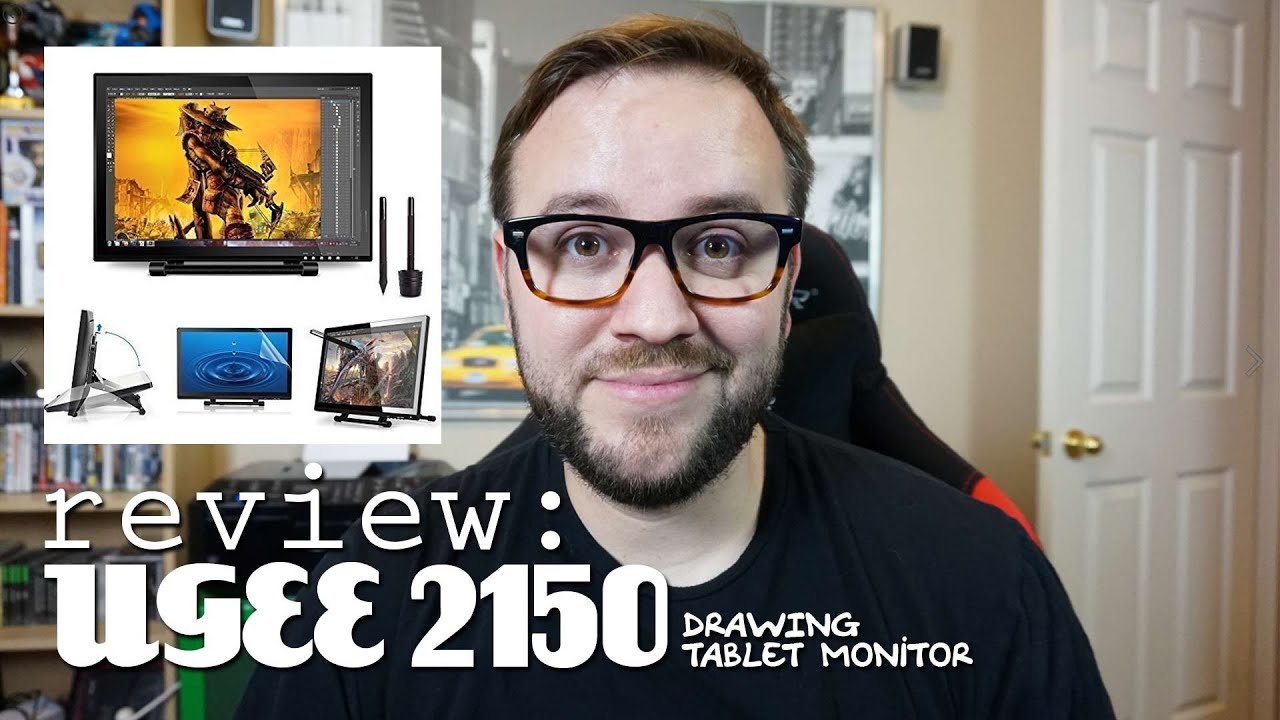 Review of UGEE 2150 Drawing Tablet Monitor ( AUDIO FIXED! ) - YouTube