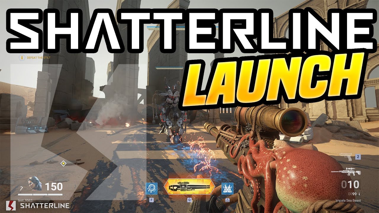 🔴LIVE - SHATTERLINE fps game RELAUNCH, but with CRYPTO? - YouTube