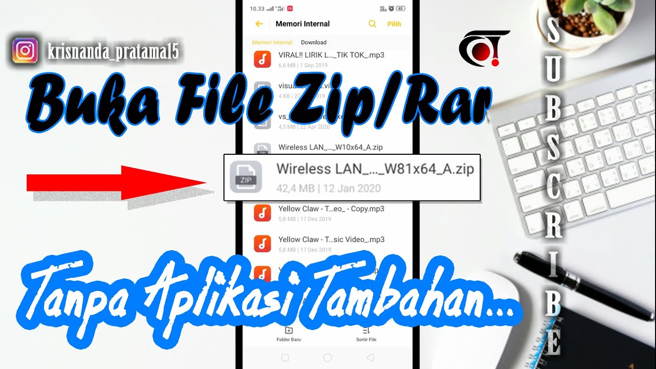 Cara buka file zip yang di password tanpa software development ...