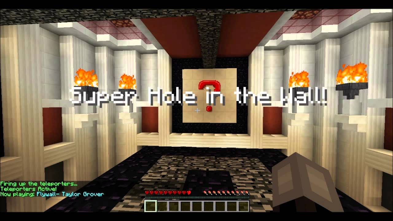 Minecraft Mini-Games Monday: Super Hole In The Wall - YouTube
