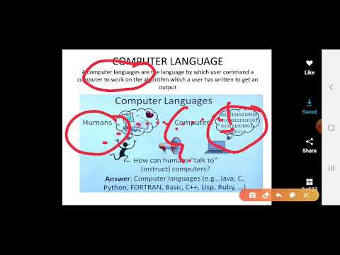Class - 6 | Chapter 01 | Computer || Topic - Computer Language || Part ...