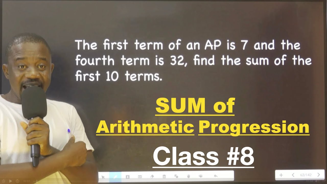 Sum of Arithmetic Progression (A.P) - By Example | Lecture 8 - YouTube