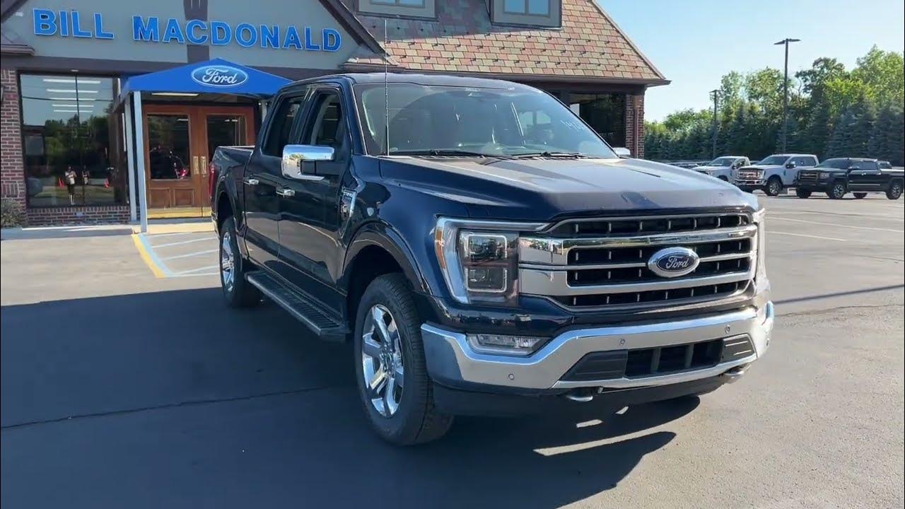 2022 Ford F 150 Lariat | Antimatter Blue | Vehicle Walk Around at LaFontaine Ford of Saint Clair ...