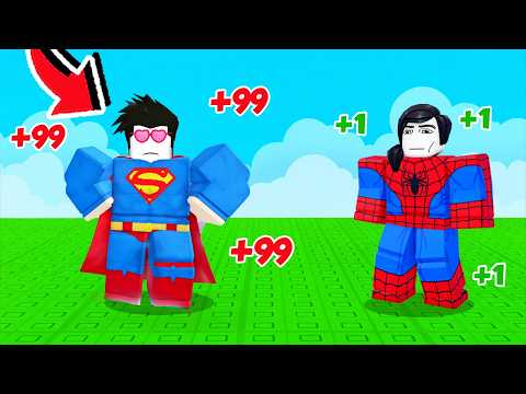 +1 EVOLUSI JADI SUPERHERO PALING OP DI ROBLOX!!!