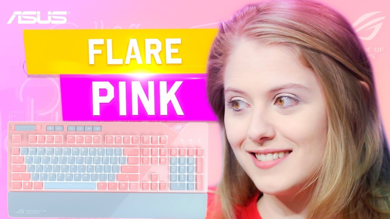 Não basta ser ROG, tem que ser PINK - ROG Strix Flare PNK LTD - YouTube