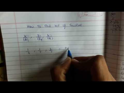 How 2 Find Hcf of fractions🤔🤔🤔| Pi learning - YouTube