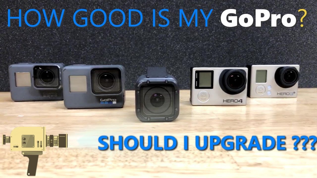 How Good is your GoPro? We compare the last Five Models, 4K - YouTube