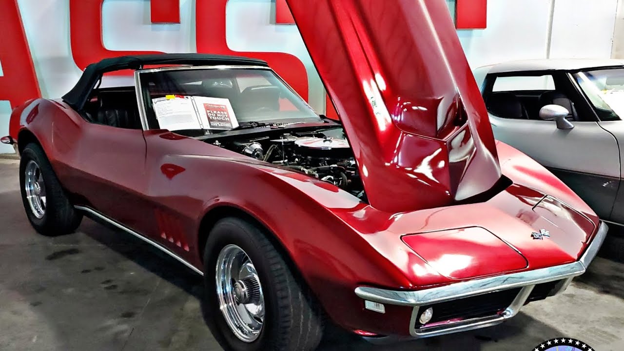 1968 Chevrolet Corvette 427 Stingray Red Convertible! - YouTube