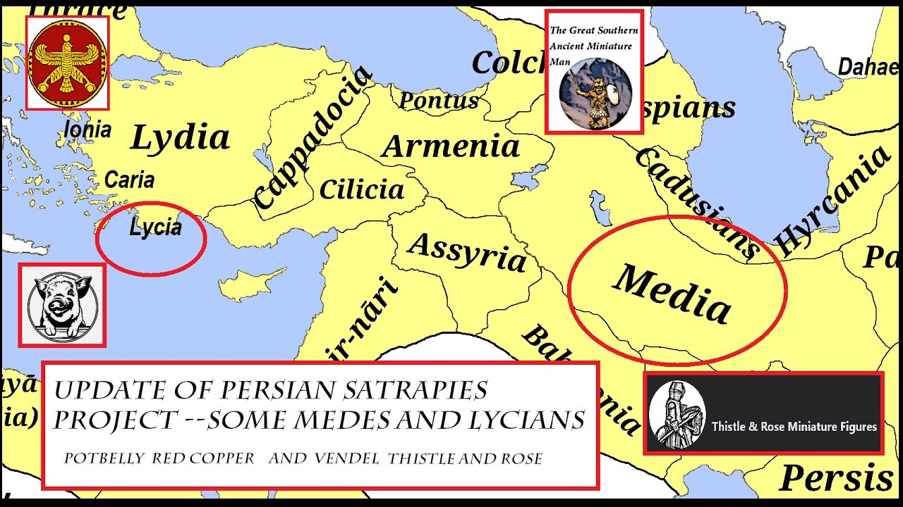 Persian Satrapies Project 2024 - update. 28mm Lycians and Medes - YouTube