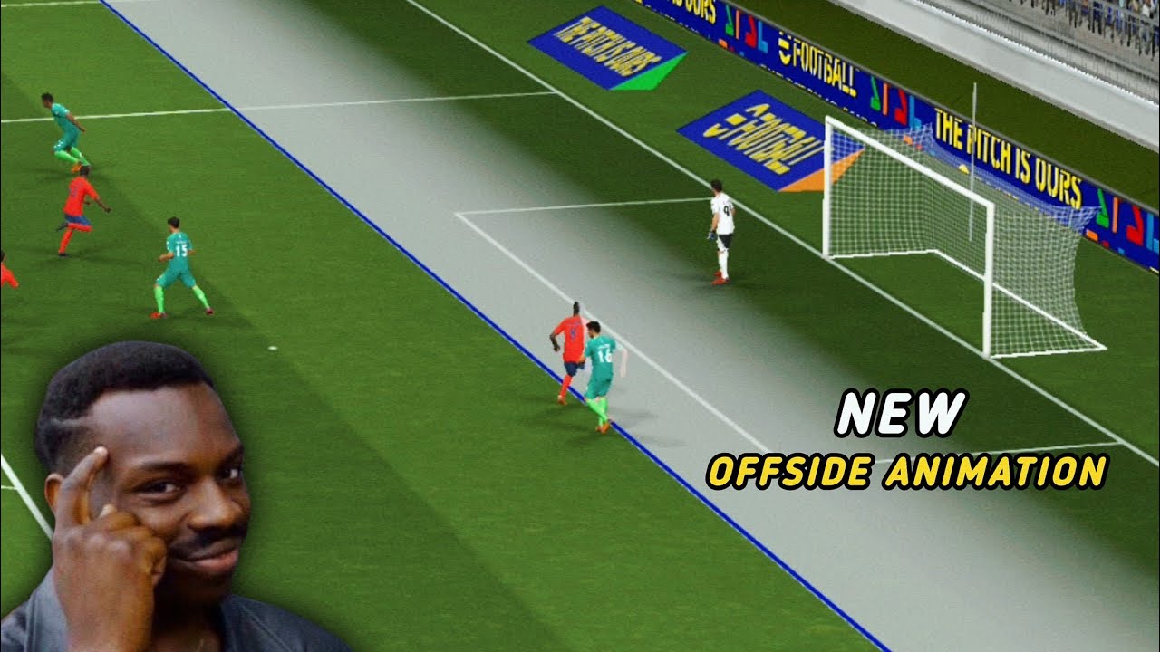 New Offside Animation in eFootball Mobile 😮 | efootball update ...
