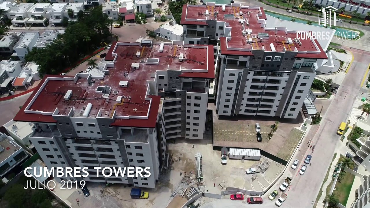 Cumbres Towers Avances de Obra Julio 2019 - YouTube