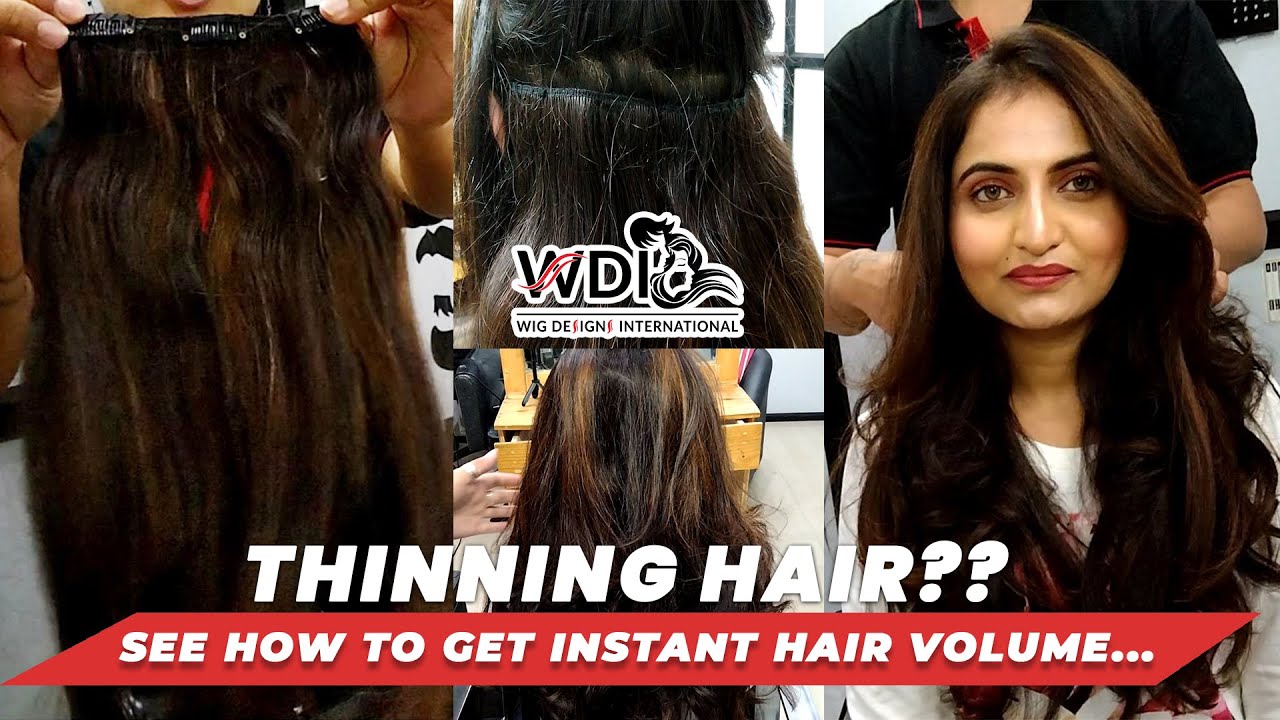 How to wear Hair Extensions for Thinning Hair [ 2021 ] - YouTube