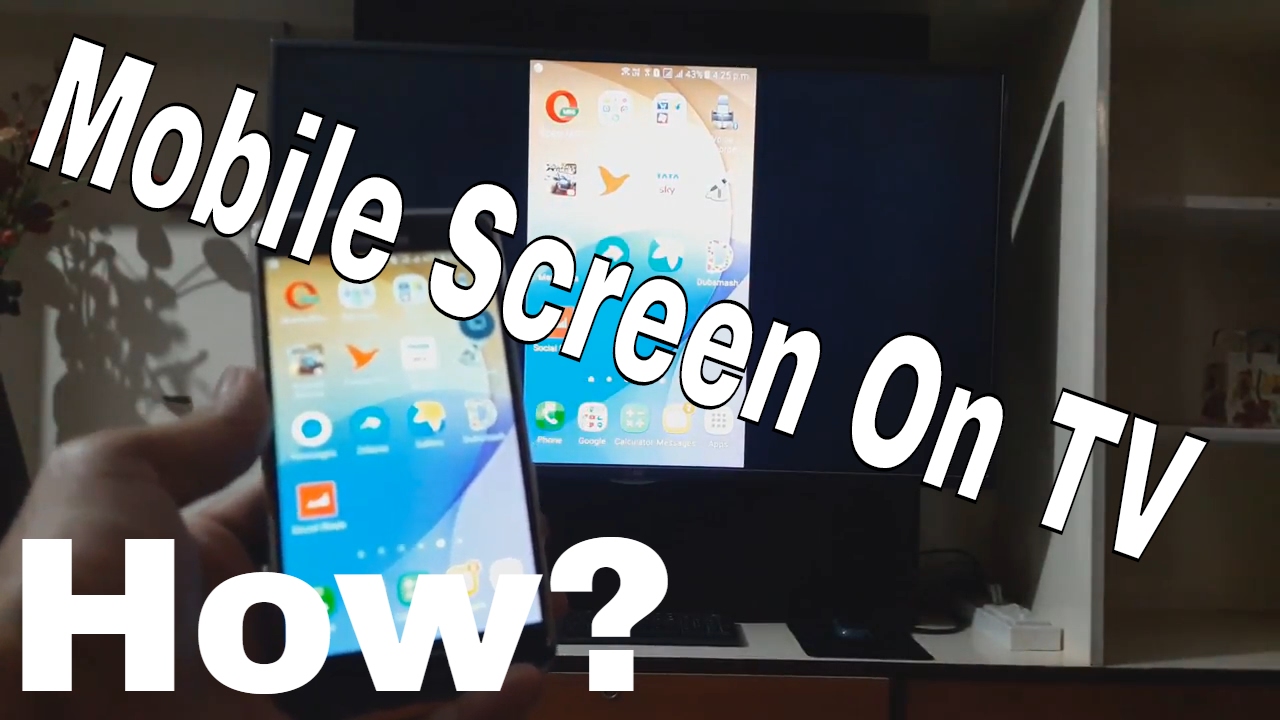 #TechnoSir Wirelessly Mobile Screen On Tv . What you need for It? - YouTube