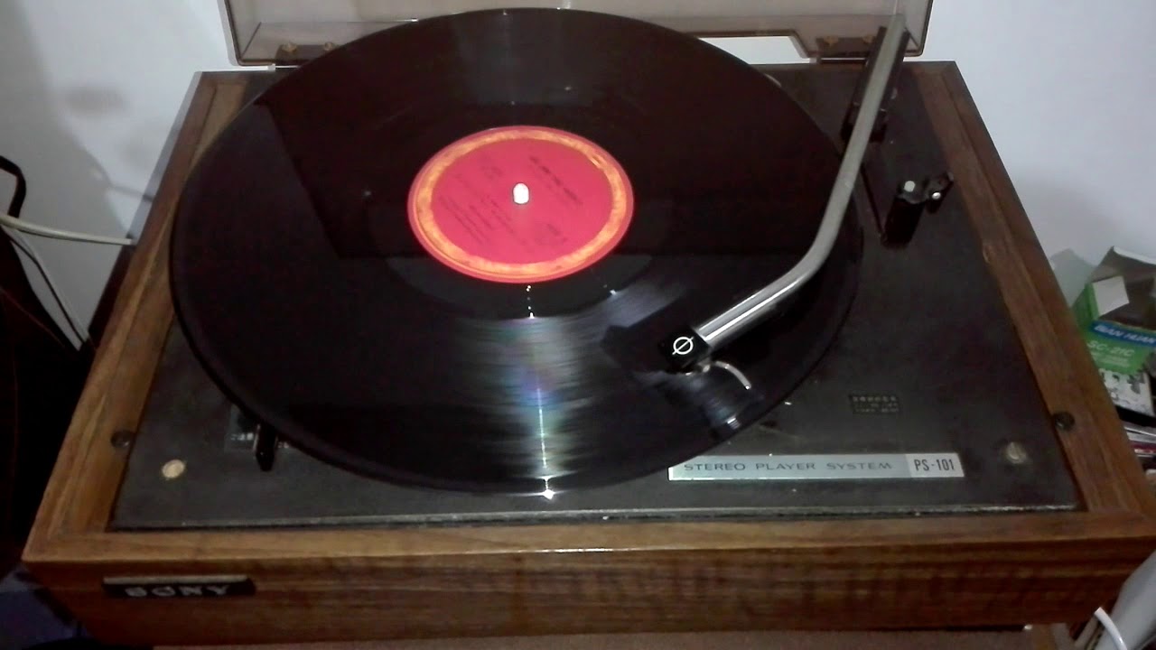 Sony PS 101 turntable. - YouTube