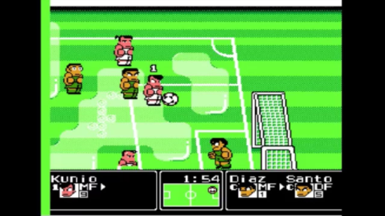 Japan vs Brasil-Goal 3...Must see!!!--NES-football-game....Technos ...