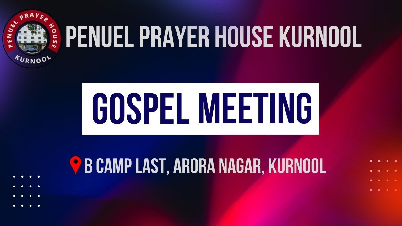 GOSPEL MEETING (18 MAY, 2025) | MSG: BR. ISSAC SAMUEL - YouTube