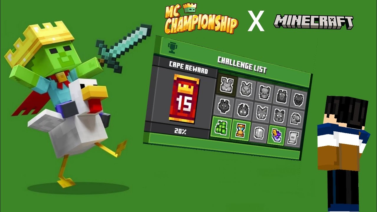 PLAYING MCC ISLAND EVENT IN MINECRAFT NEW CAPE CHALLENGES AND GAMES - YouTube