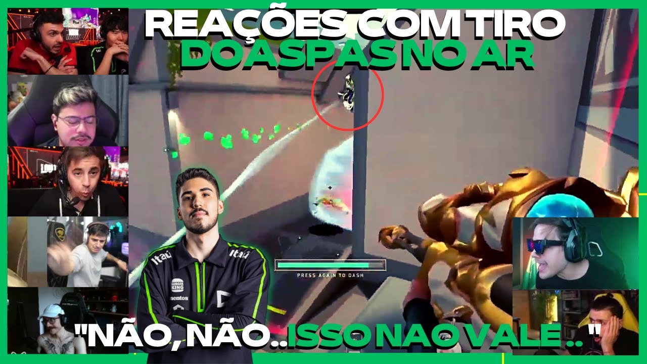 STREAMERS DO MUNDO REAGINDO COM VAC DE ASPAS NO VCT AMÉRICAS - YouTube