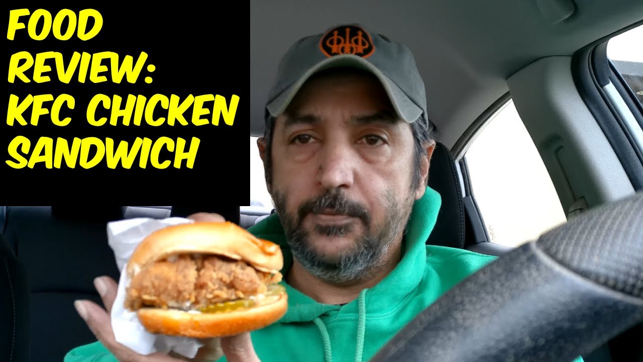Food Review: KFC Chicken Sandwich - YouTube