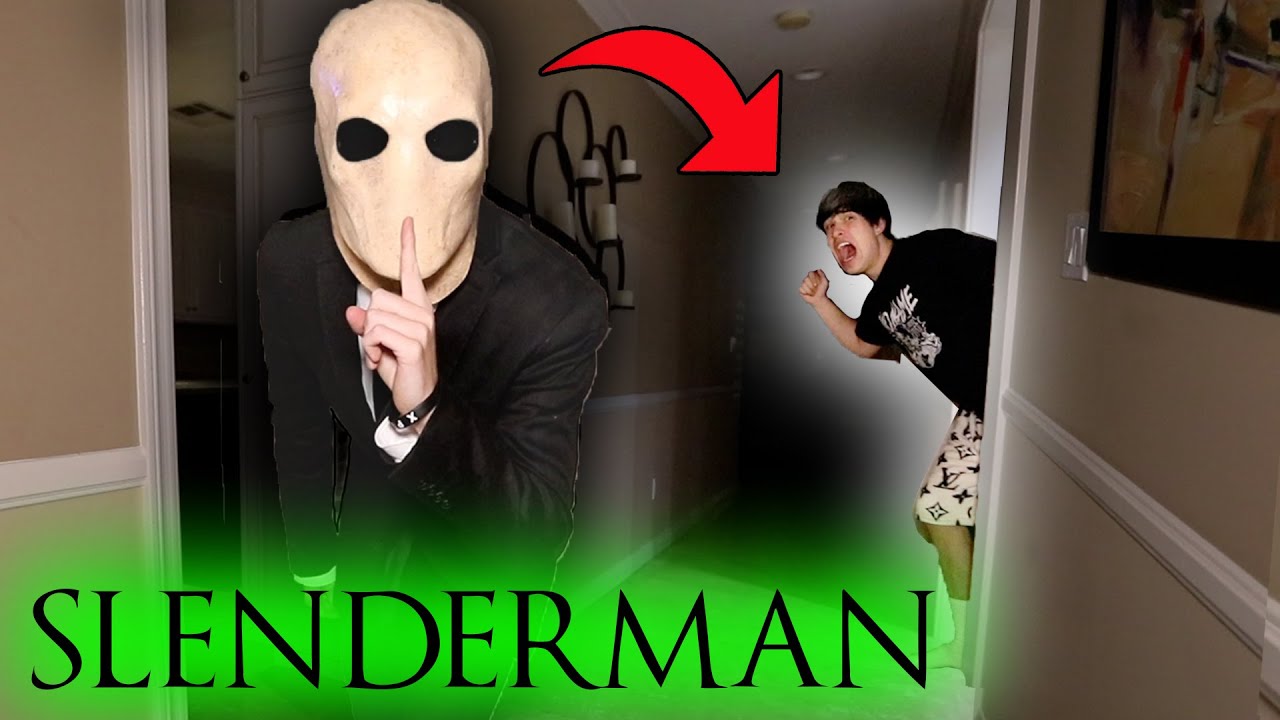 SCARY HIDE AND SEEK! (Slenderman) - YouTube
