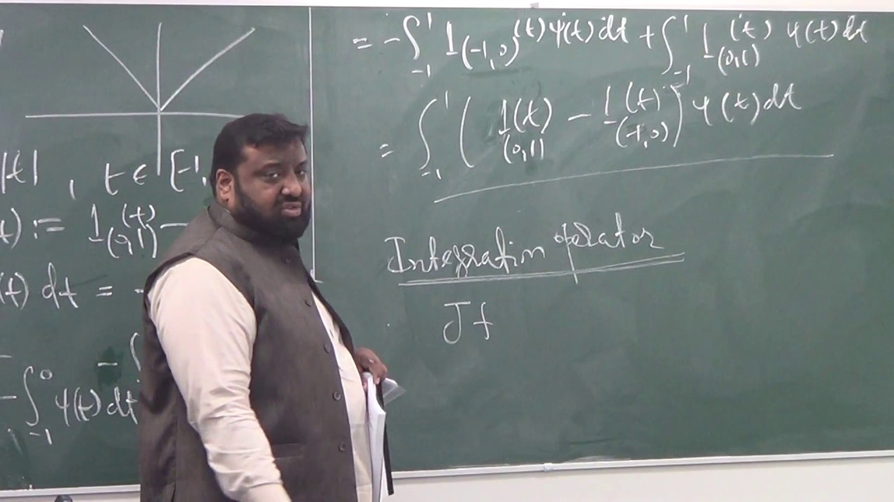 Lecture 14 (Part 2): Integration operator and its realtion with weak ...