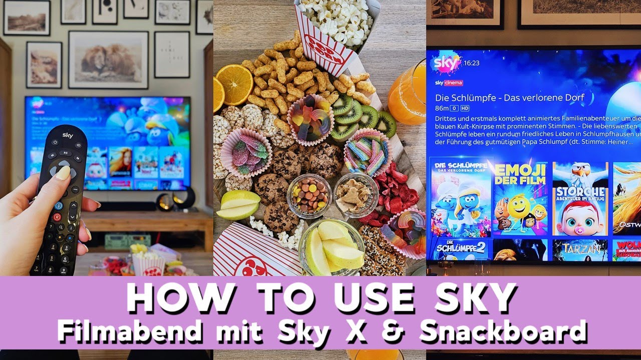 How to Use Sky - Movie Night mit Sky X & Snackboard für den Filmabend ...