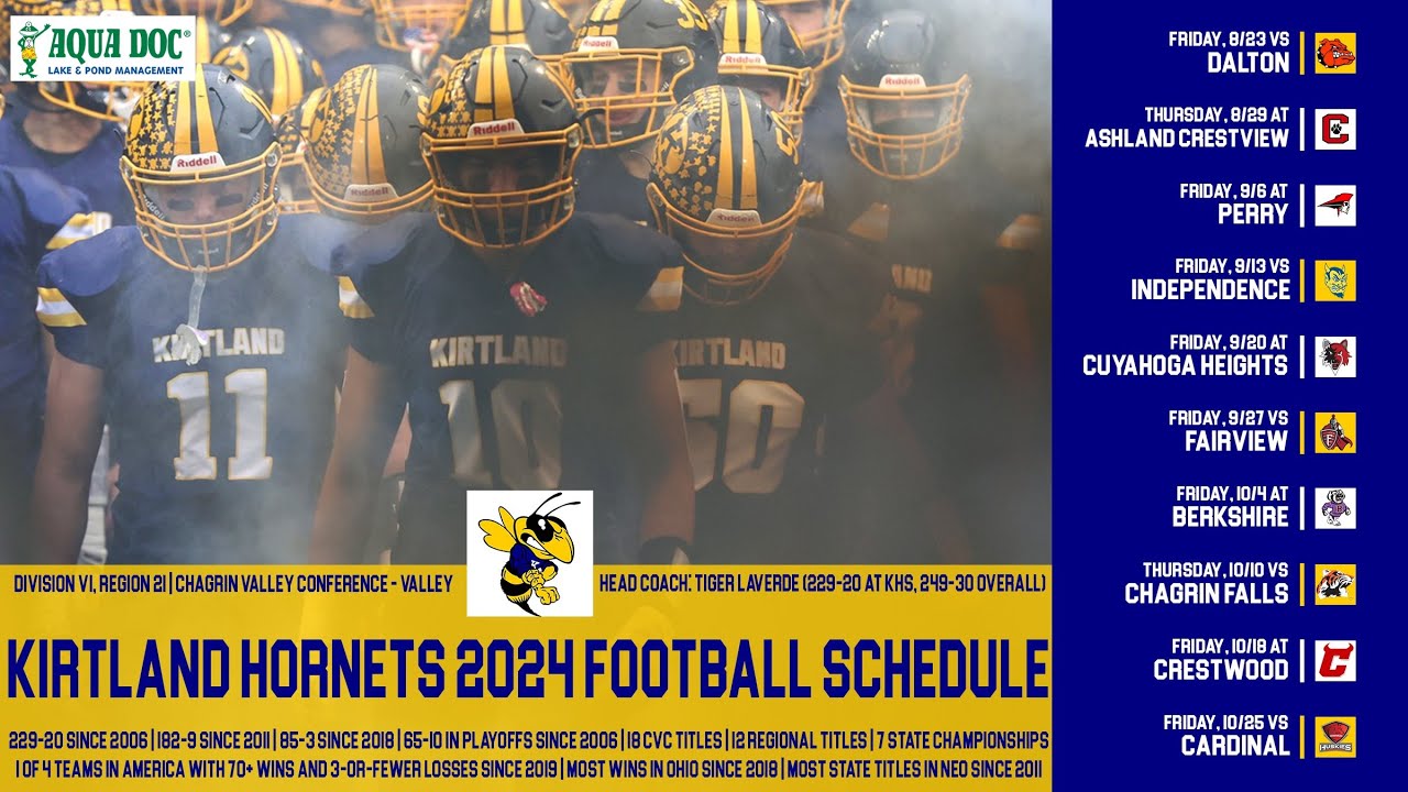 Kirtland Hornets Football Hype Video 2024 - YouTube