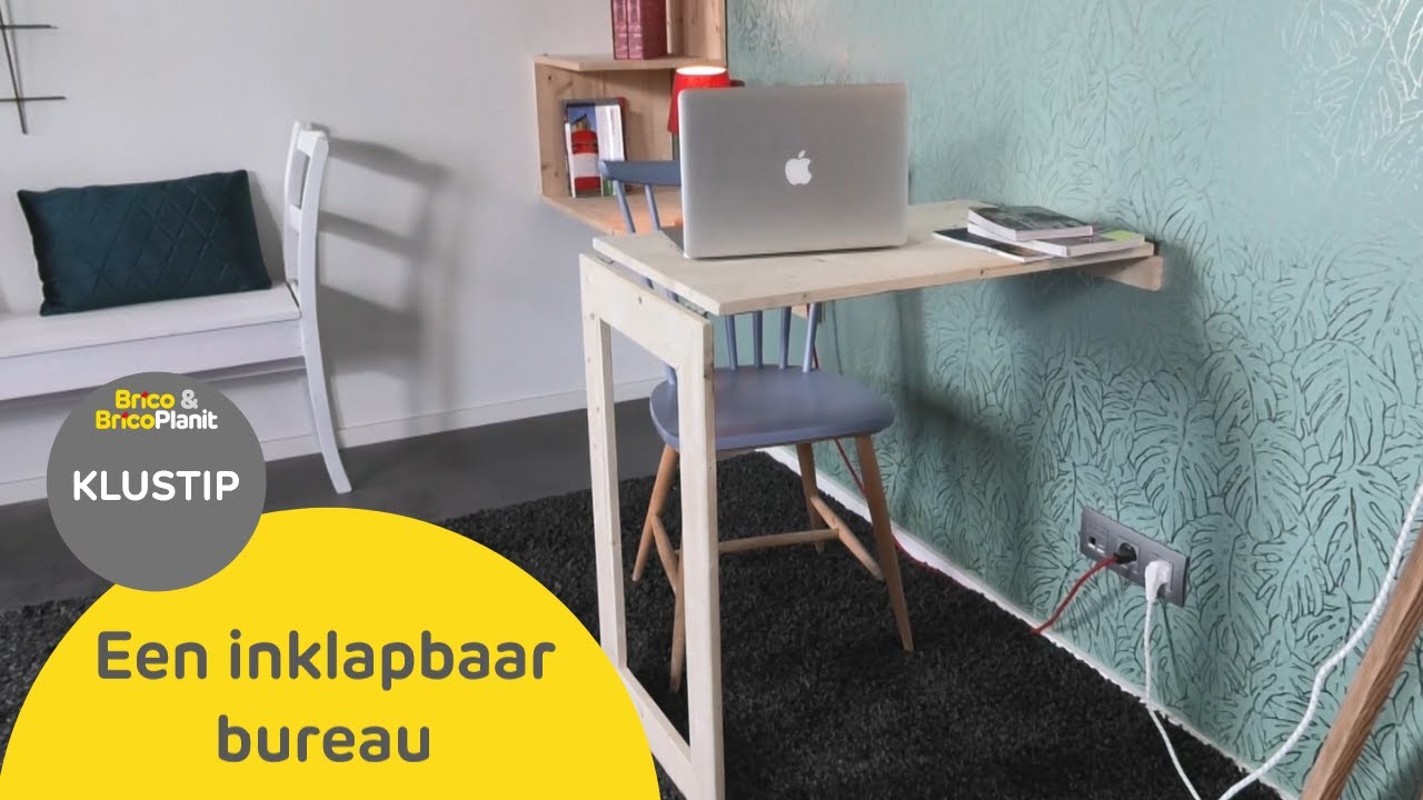 Een inklapbaar bureau - YouTube