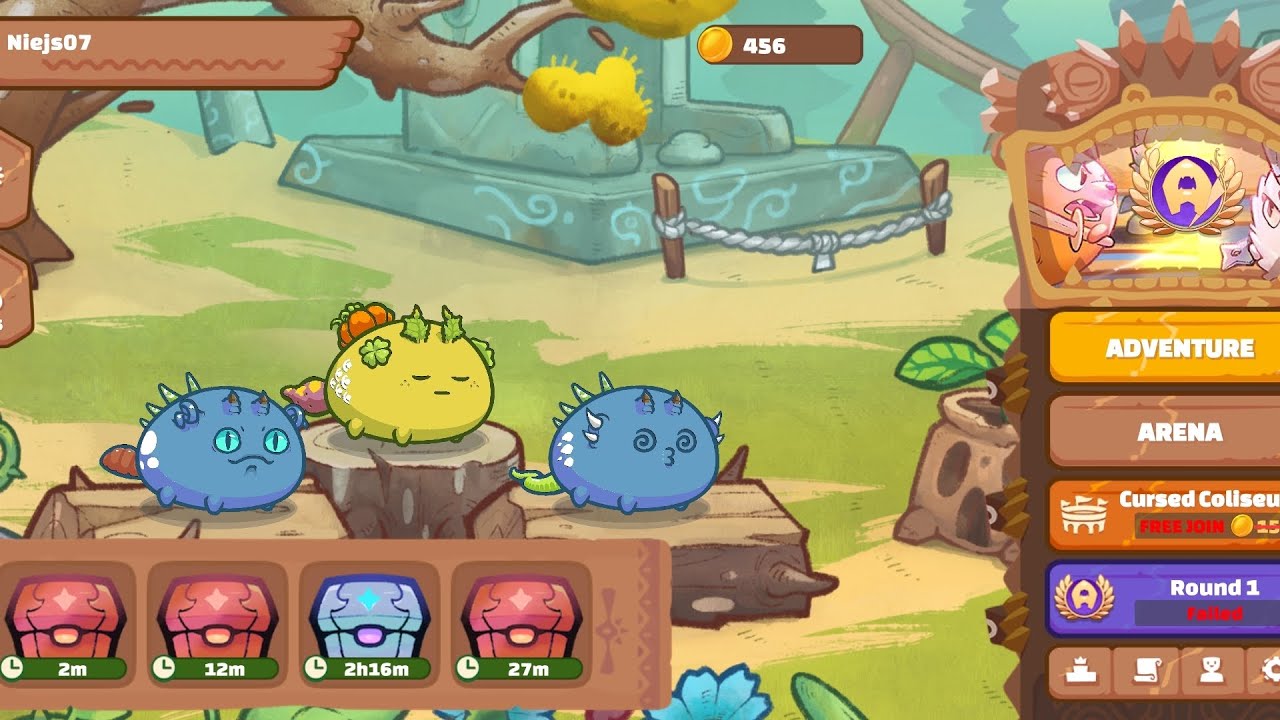 Poison Team Double Dusk Plant Arena Gameplay / Axienfinity Cursed ...