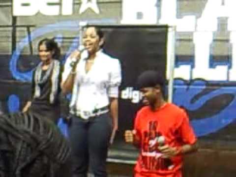 Kiara Nichole doing BET College tour