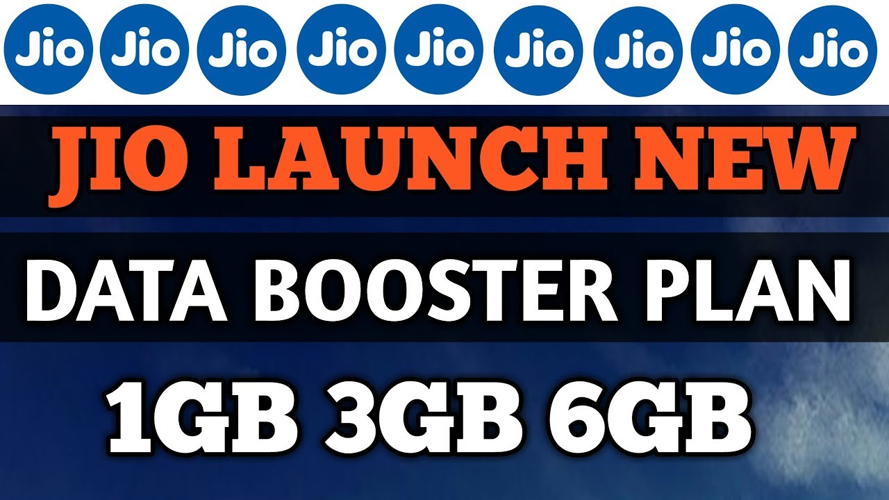 Jio Launch New Data Booster Plan || Jio Launch New ADD ON Packs - YouTube