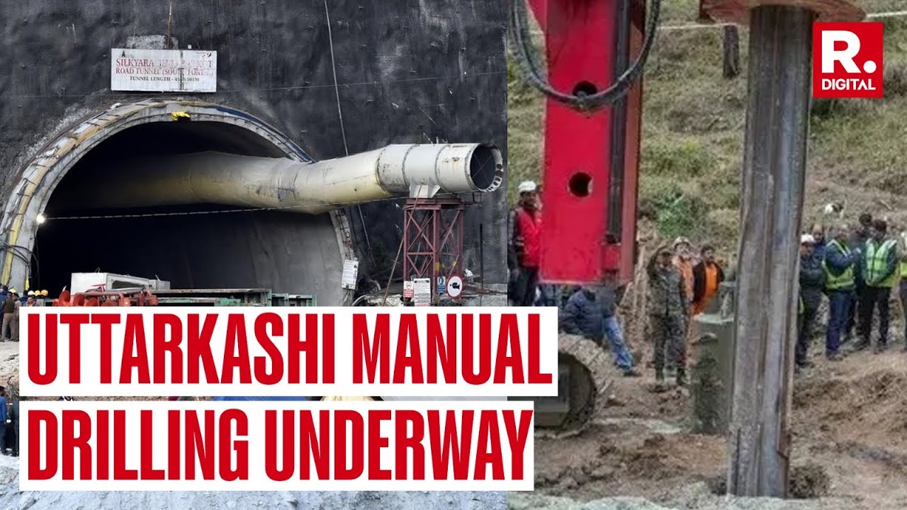 Rat-hole Mining Experts Begin Manual Drilling Through Tunnel Debris ...