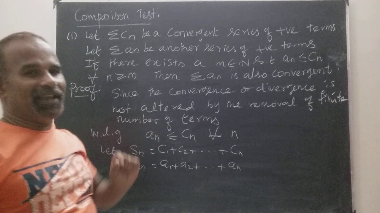 state and prove comparison test. - YouTube